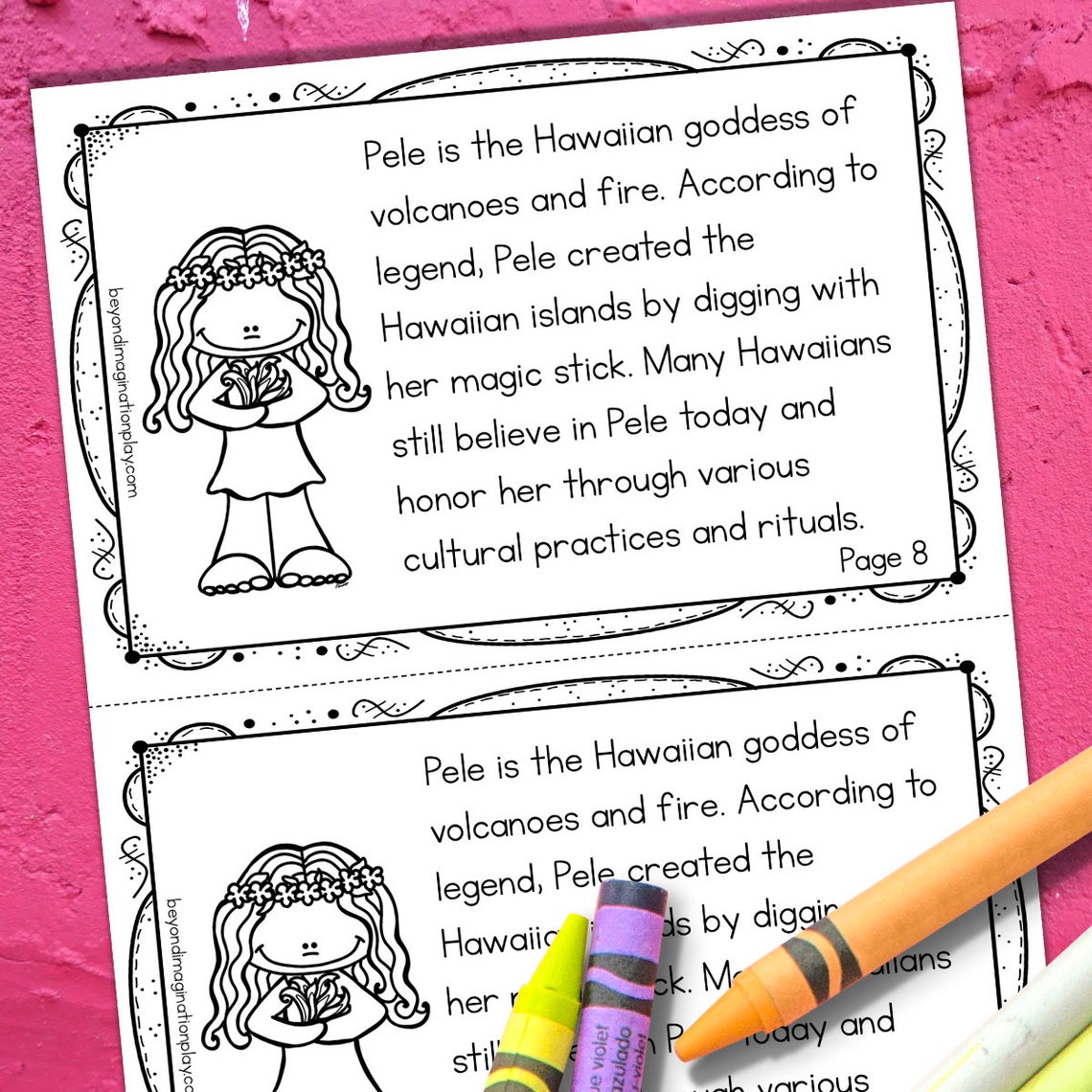 50 States Project | Hawaii Facts Activities Worksheets Reading ...