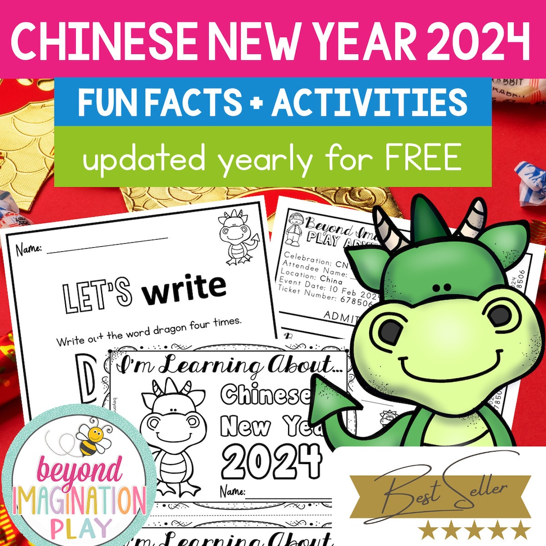 Chinese New Year 2024 Year of the Dragon BEST SELLER Comprehension ...