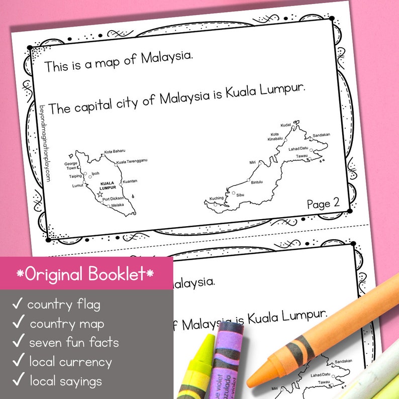 DELUXE Malaysia Country Study *BEST SELLER* Comprehension, Activities ...