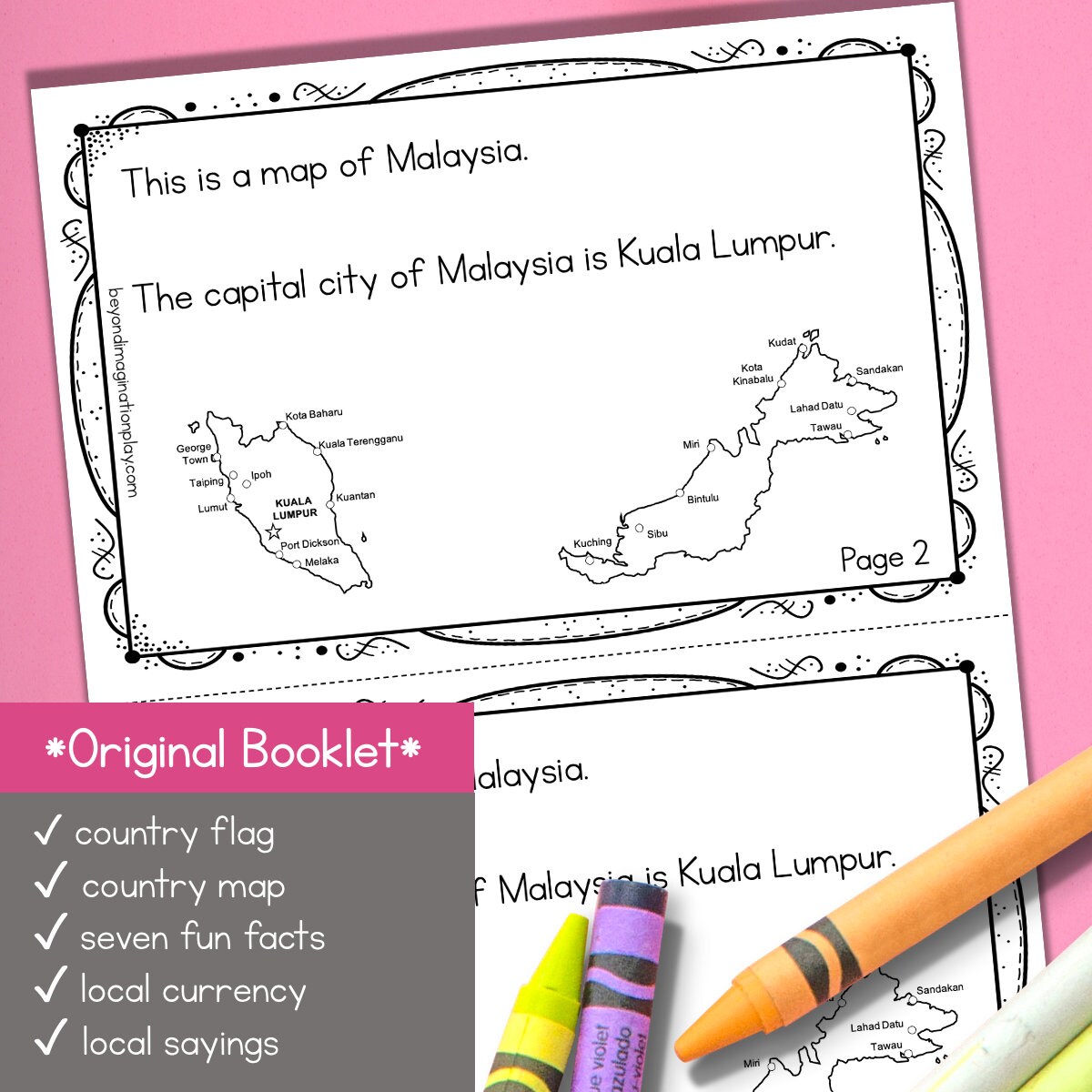 DELUXE Malaysia Country Study *BEST SELLER* Comprehension, Activities ...
