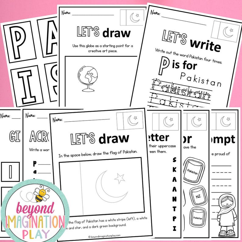 ORIGINAL Pakistan Country Study | Instant Digital Download | Printable ...