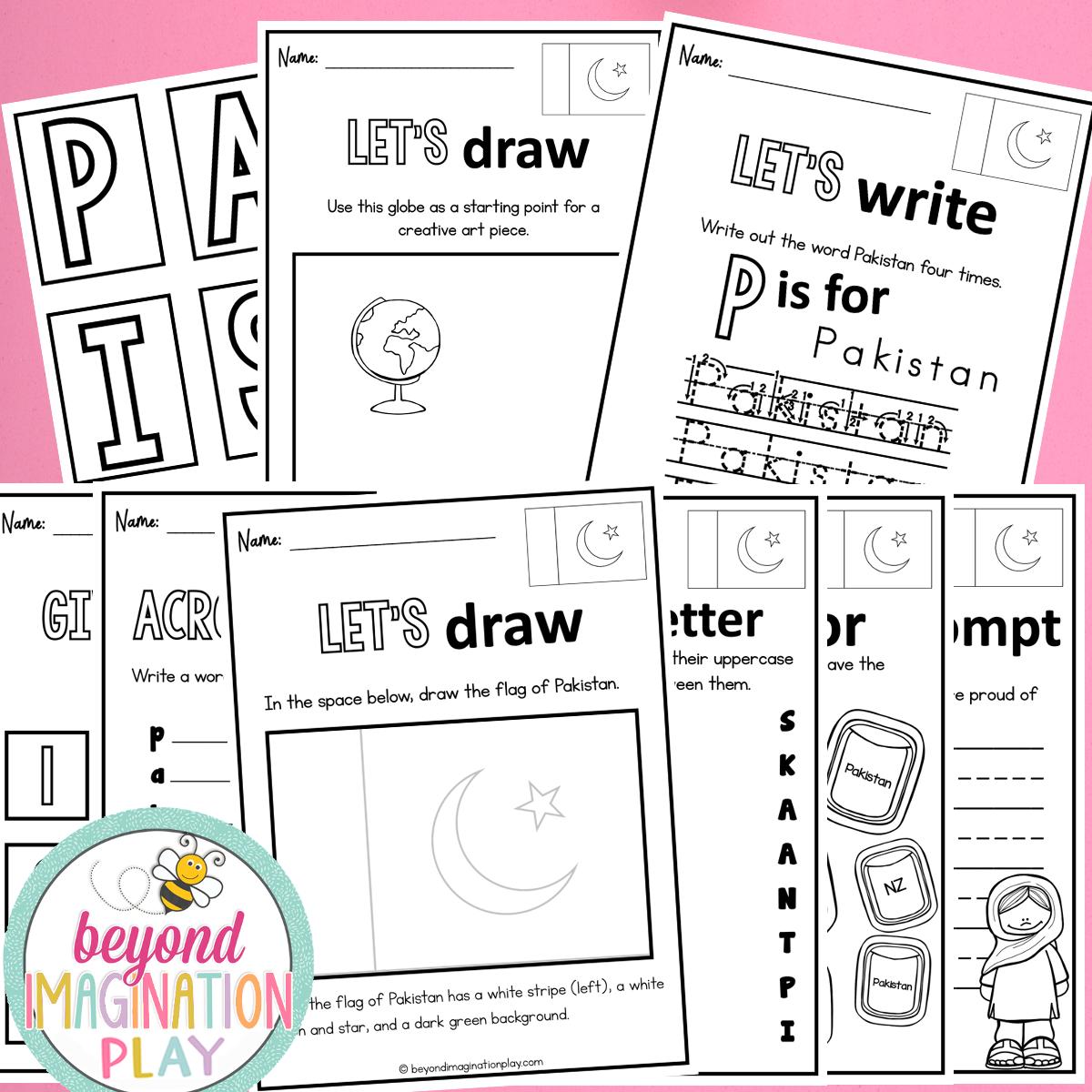 ORIGINAL Pakistan Country Study | Instant Digital Download | Printable ...