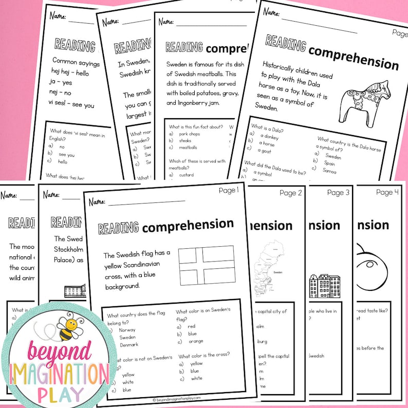 ORIGINAL Sweden Country Study | Instant Digital Download | Printable ...