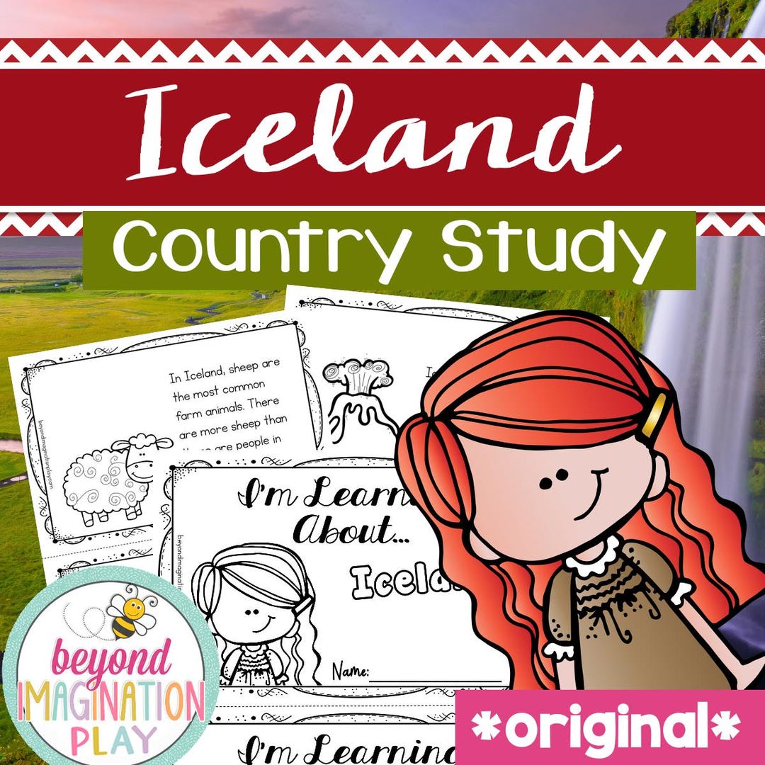 ORIGINAL Iceland Country Study | Instant Digital Download | Printable ...