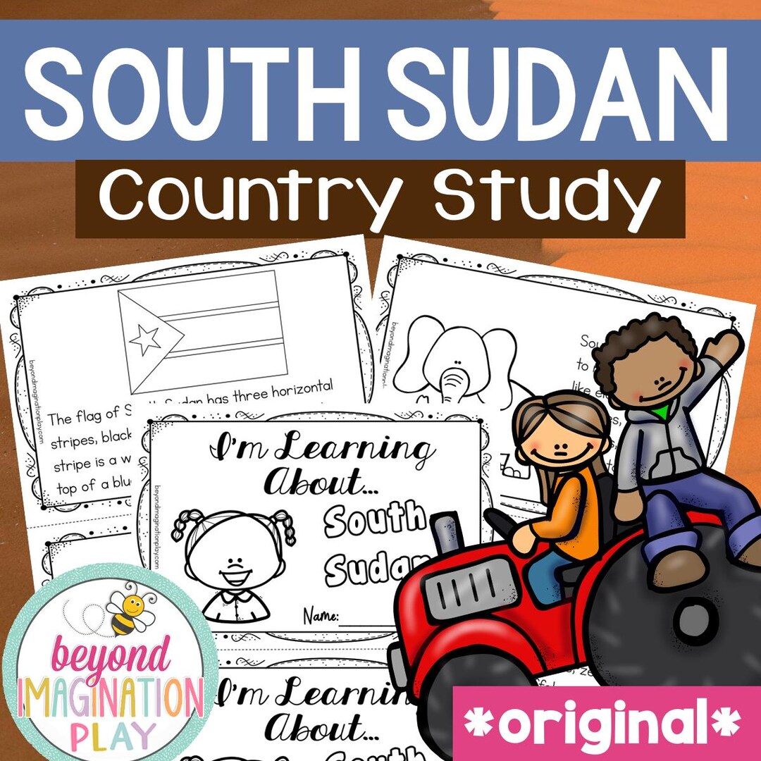 South Sudan Country Study Worksheets | Printable Geography Fun ...
