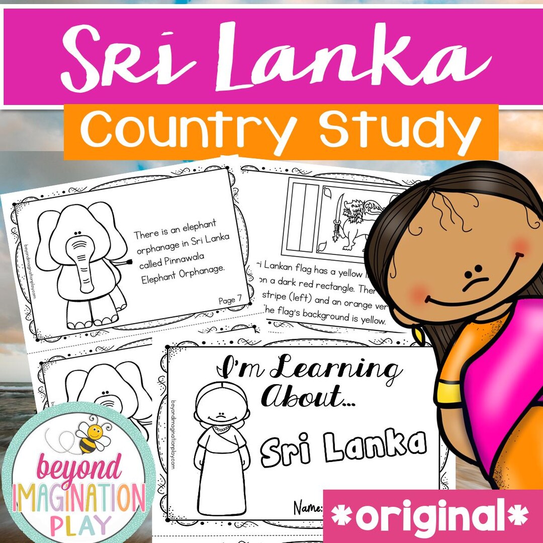 Sri Lanka Country Study Worksheets | Printable Geography Fun Activities ...