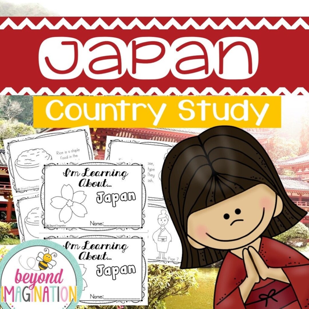 Japan Country Study: Fun Facts Play Pretend Boarding Passes - Etsy