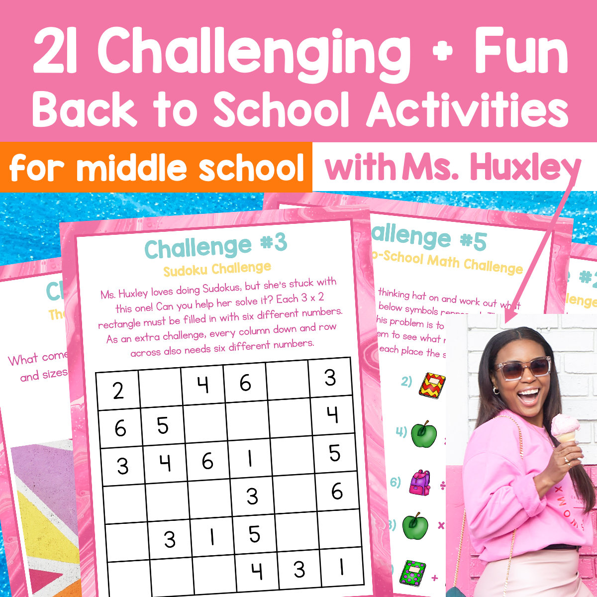 Beginning of the Year Activities for Middle School | First Day Fun ...