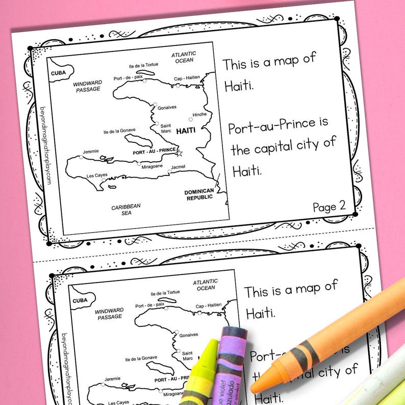 ORIGINAL Haiti Country Study | Instant Digital Download | Printable ...