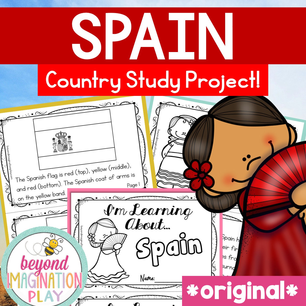 ORIGINAL Spain Country Study | Instant Digital Download | Printable ...
