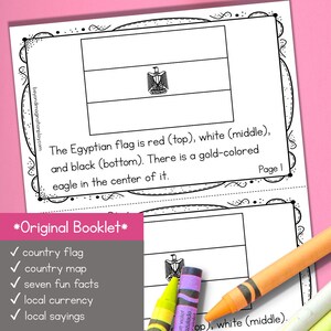 Egypt Country Study | Instant Digital Download | Printable Activity for ...