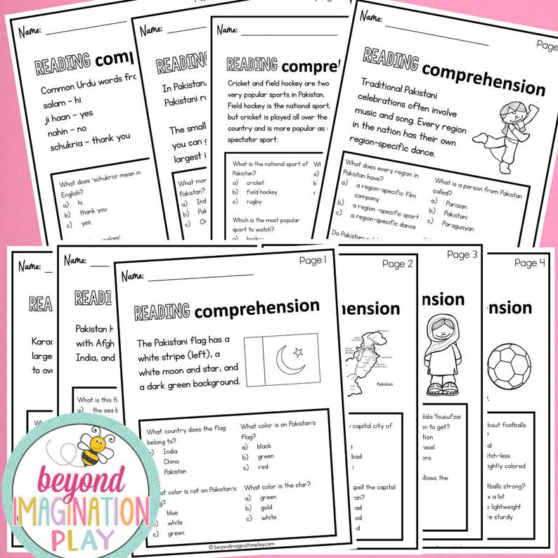 ORIGINAL Pakistan Country Study | Instant Digital Download | Printable ...