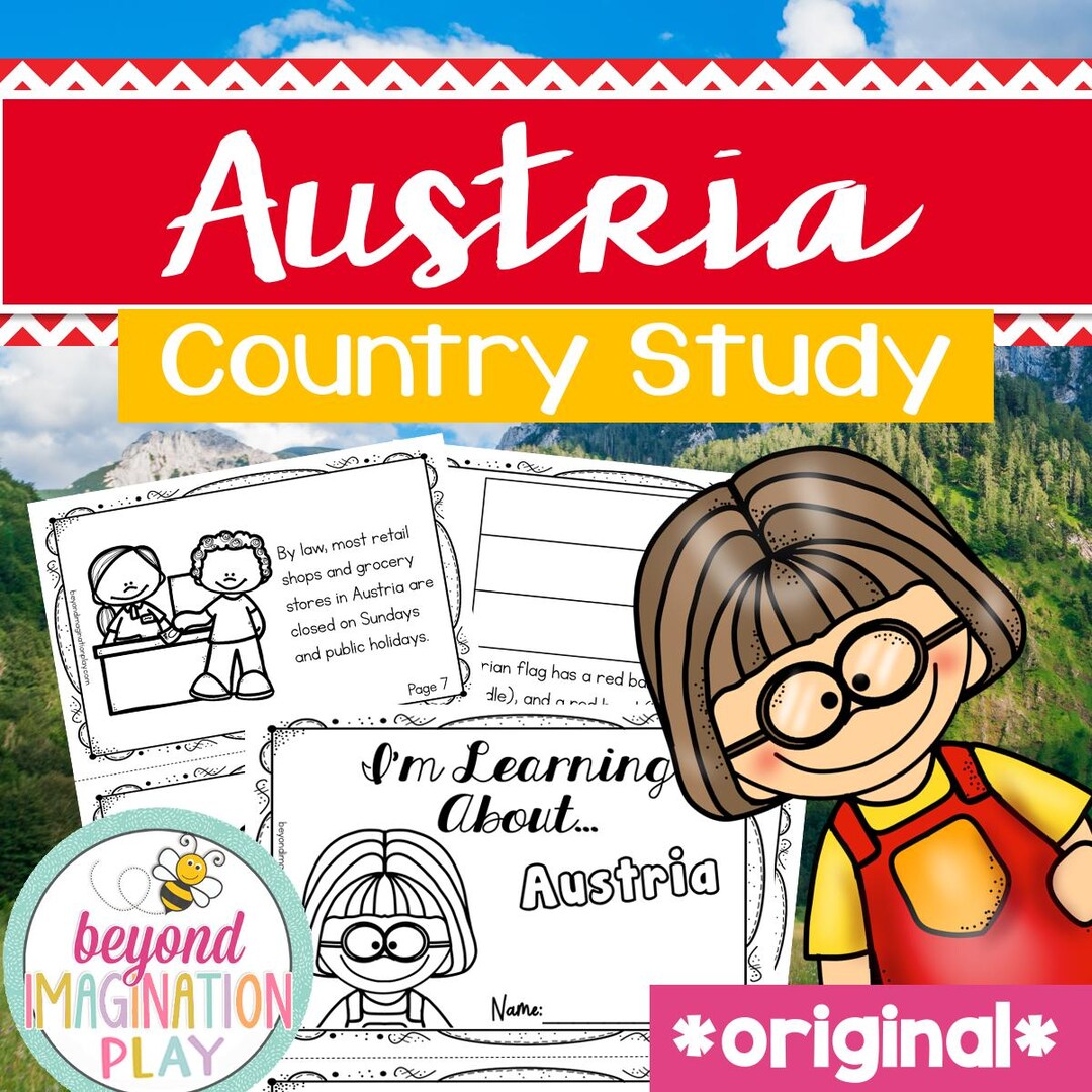 ORIGINAL Austria Country Study | Instant Digital Download | Printable ...
