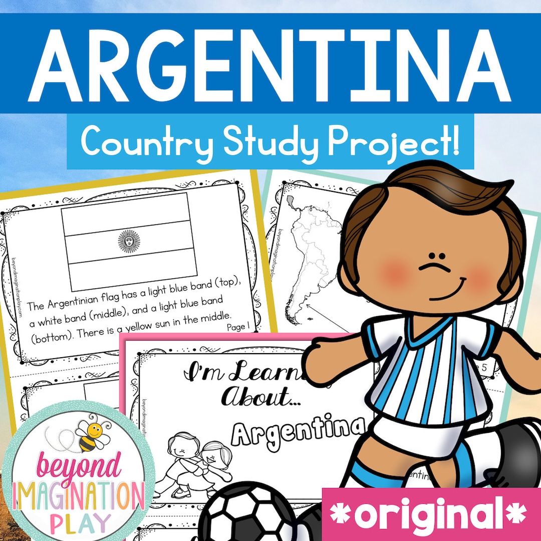 ORIGINAL Argentina Country Study | Instant Digital Download | Printable ...