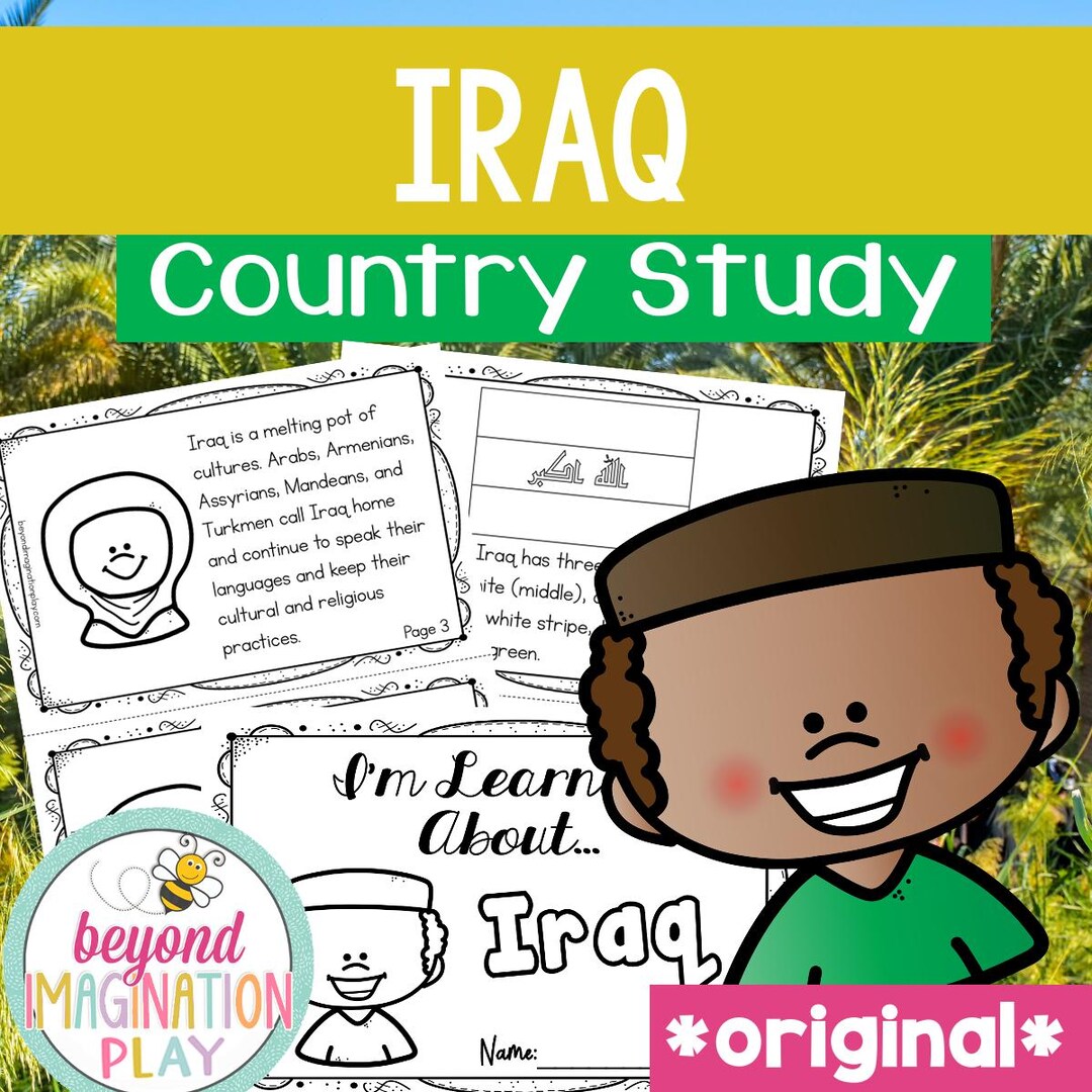 ORIGINAL Iraq Country Study | Instant Digital Download | Printable ...