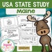 50 States Project | Maine Facts Activities Worksheets Reading ...