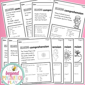Tunisia Country Study Worksheets | Printable Geography Fun Activities ...