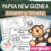Papua New Guinea Country Study Worksheets | Printable Geography Fun ...