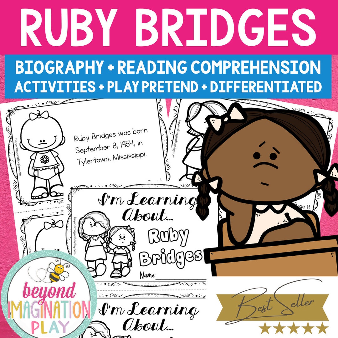 Ruby Bridges Biography *BEST SELLER* Reading Comprehension. Sheets ...