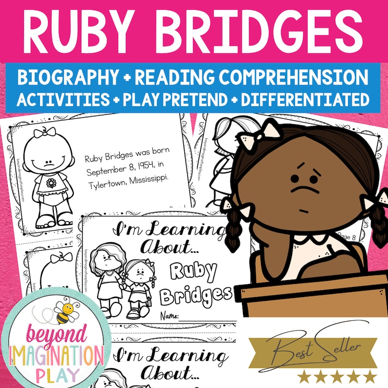 Ruby Bridges Biography *BEST SELLER* Reading Comprehension. Sheets ...