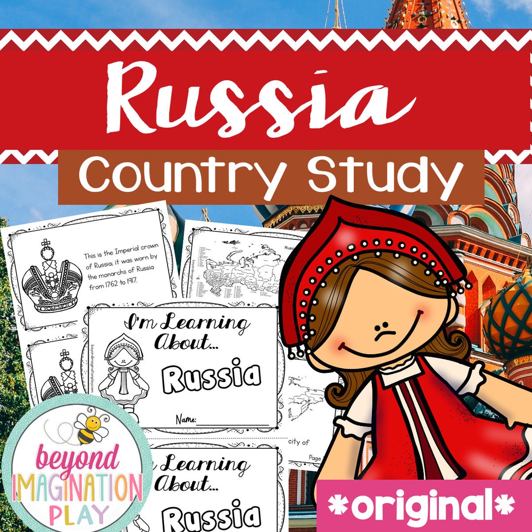 ORIGINAL Russia Country Study Instant Digital Download Printable ...
