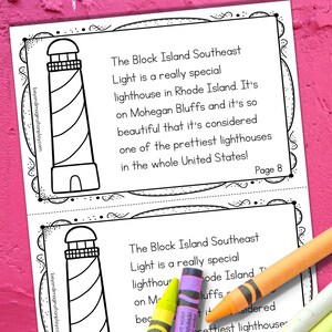 50 States Project | Rhode Island Facts Activities Worksheets Reading ...