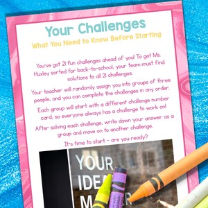 Beginning of the Year Activities for Middle School | First Day Fun ...