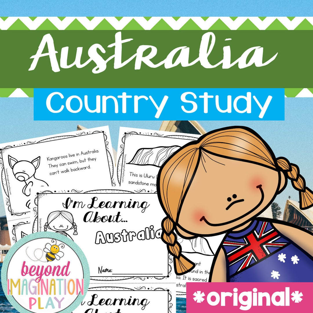 ORIGINAL Australia Country Study Instant Digital Download Printable ...