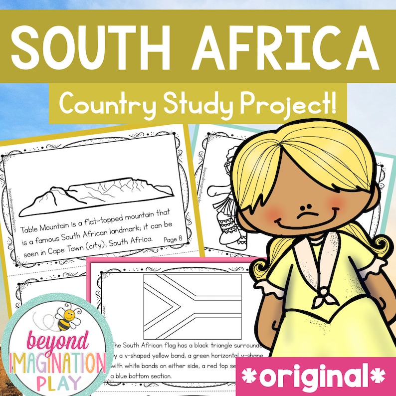 ORIGINAL South Africa Country Study | Instant Digital Download ...