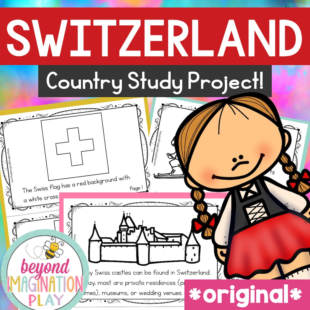 ORIGINAL Switzerland Country Study | Instant Digital Download ...
