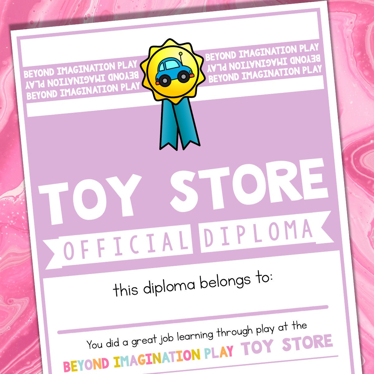 Toy Store Play Pretend Printables | Instant Digital Download | Dramatic ...