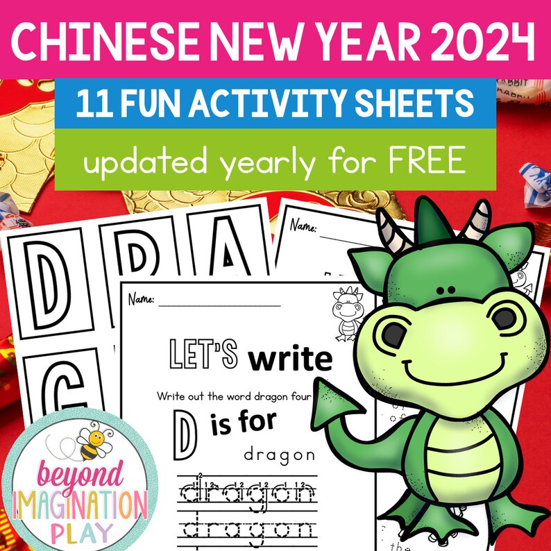 Chinese New Year 2024 Year of the Dragon BEST SELLER Comprehension ...
