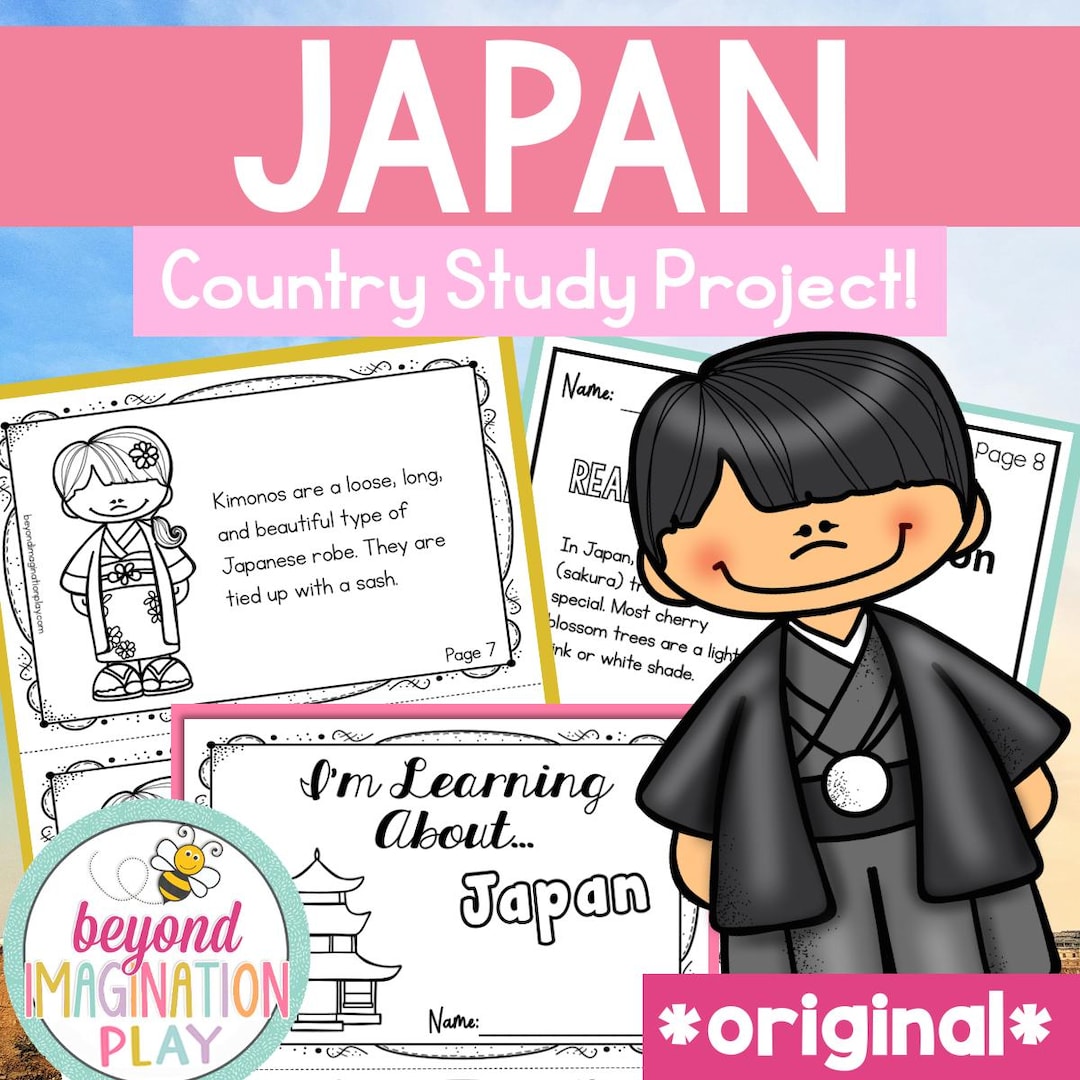 ORIGINAL Japan Country Study | Instant Digital Download | Printable ...