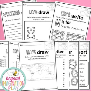 Value Bundle North America Continent Study Instant Digital Download ...