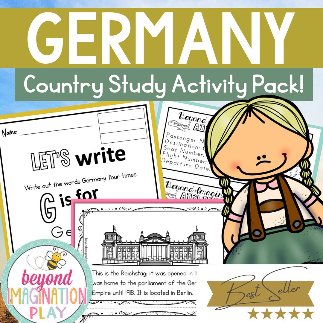 Germany Country Study | Instant Digital Download | Printable Activity ...