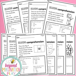 DELUXE Guatemala Country Study *BEST SELLER* Comprehension, Activities ...