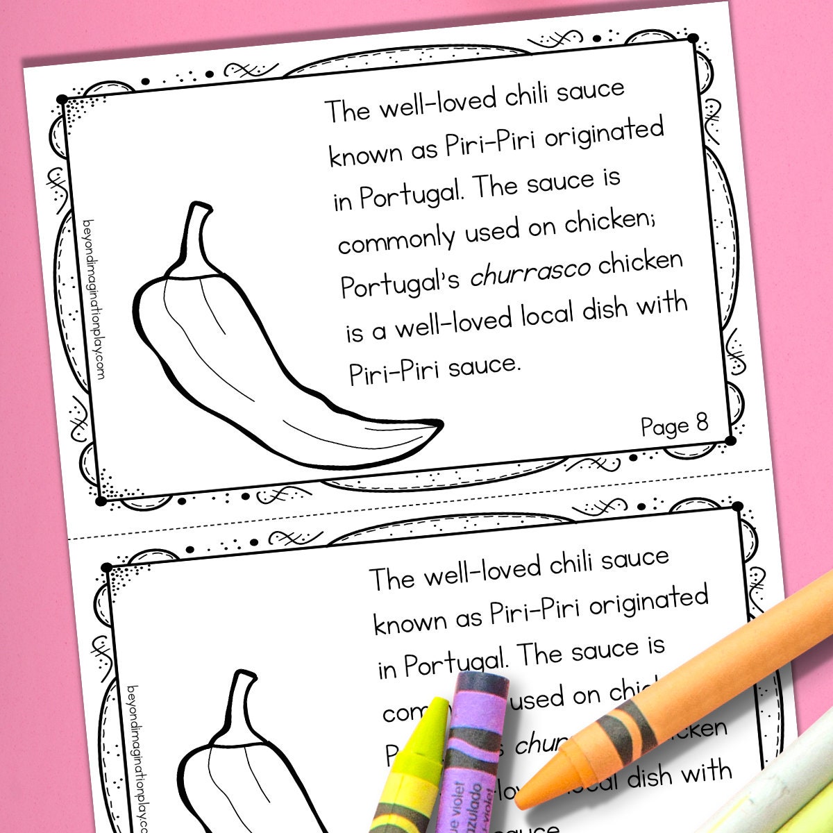 Portugal Country Study | Instant Digital Download | Printable Activity ...