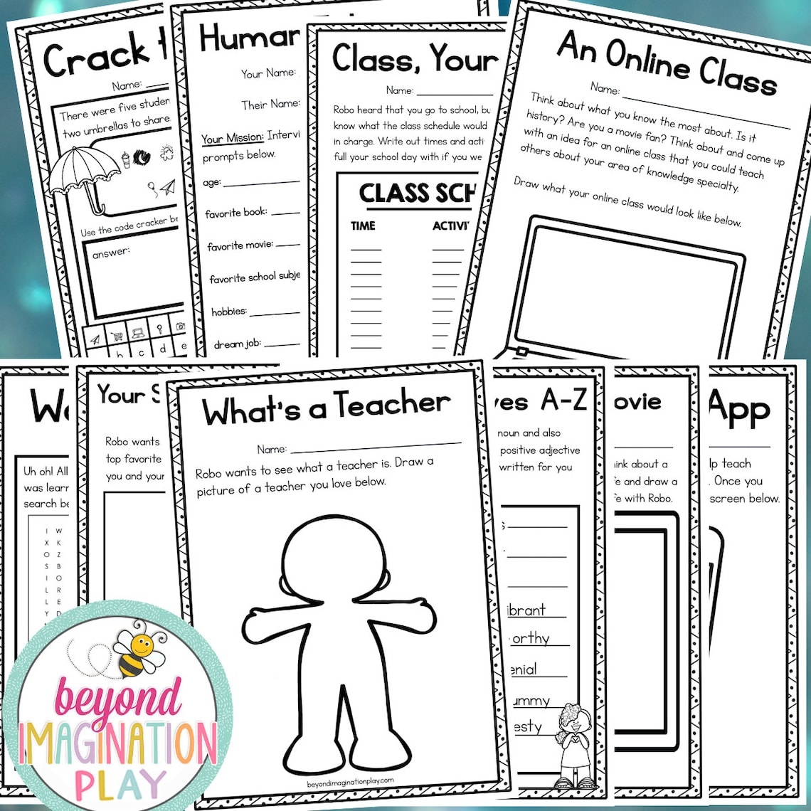 First Day Fun for Middle School | Beginning of the Year Back to School ...