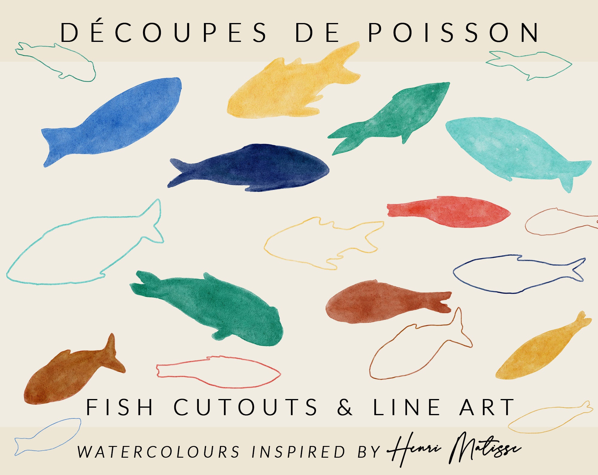 Henri Matisse Cut Outs Of Fish