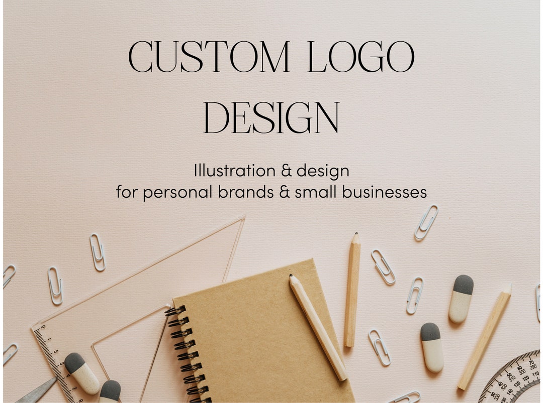 Custom Logo for Small Business, Logo Designer, Handdrawn Vintage Logo ...