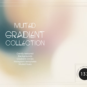Muted Gradients Texture Collection | Soft Color, Minimal, Boho ...