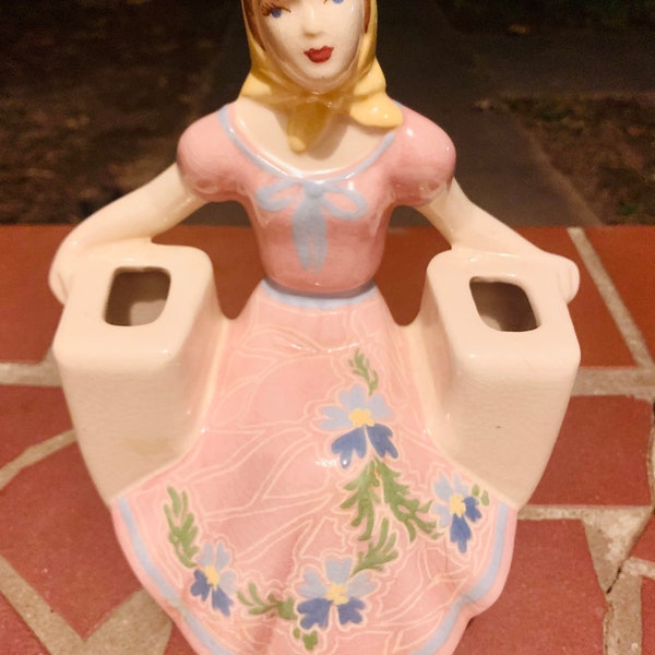 Vintage Lady Planter - Etsy