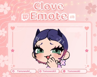 Cute Crying Clove Valorant Twitch Emote Streamer Discord Youtube Kick ...