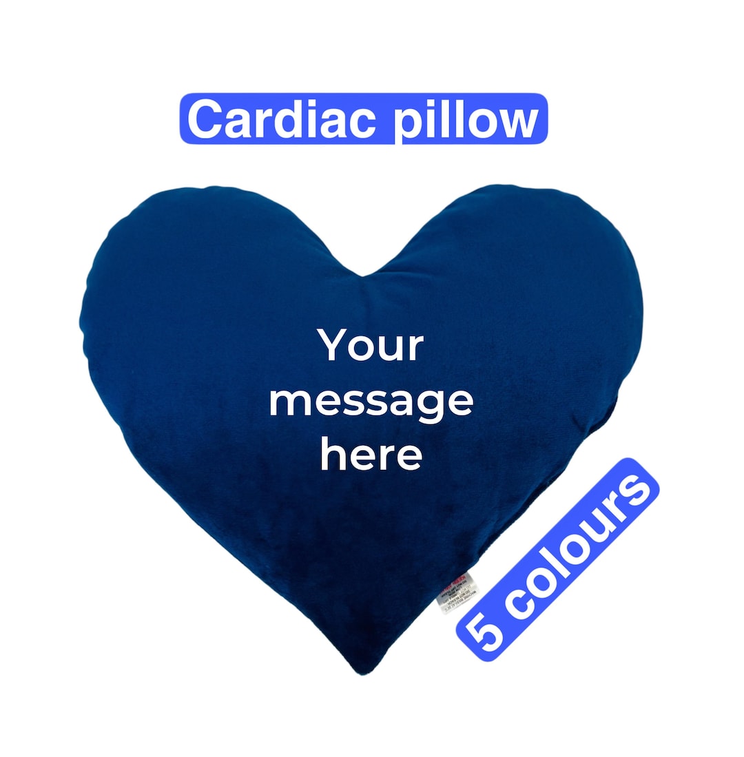 Personalised Heart Surgery Pillow Cardiac Pillow Heart Surgery Recovery ...