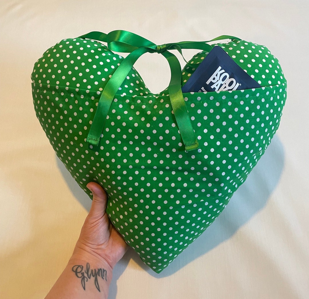 Large Mastectomy Lumpectomy Handmade Pillow Pocket + Cold/heat Pad ...