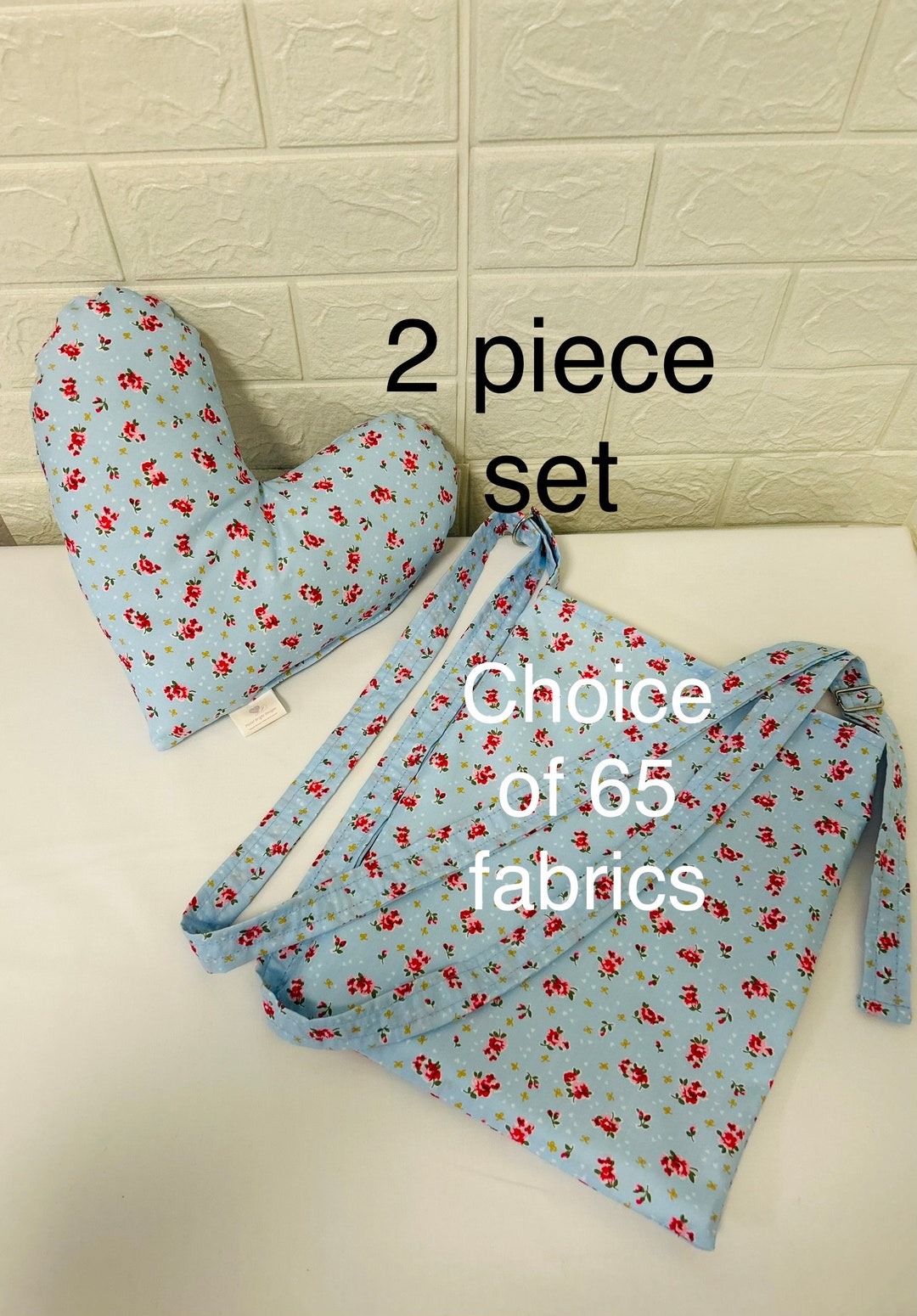 2 Piece Mastectomy Gift 66 Fabrics! Adjustable Lined Drain Bag ...