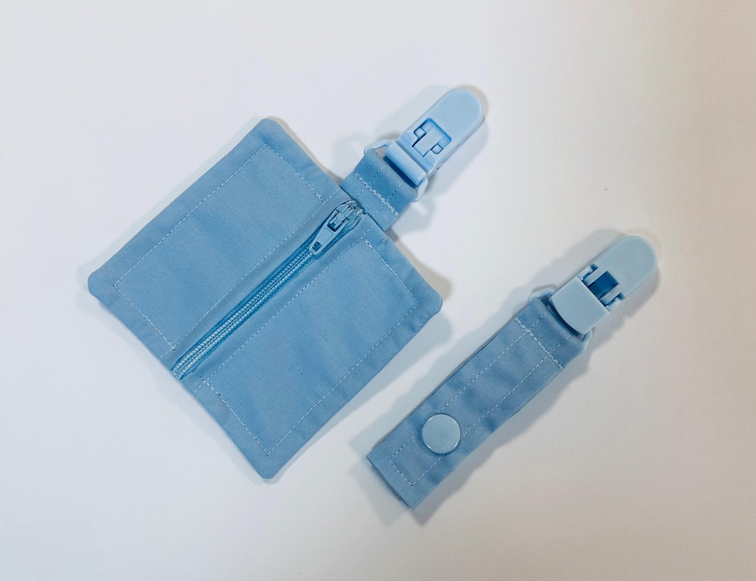 Blue Feeding Tube Pocket Tubie Clip Pocket Feeding Tube Pouch Medical ...