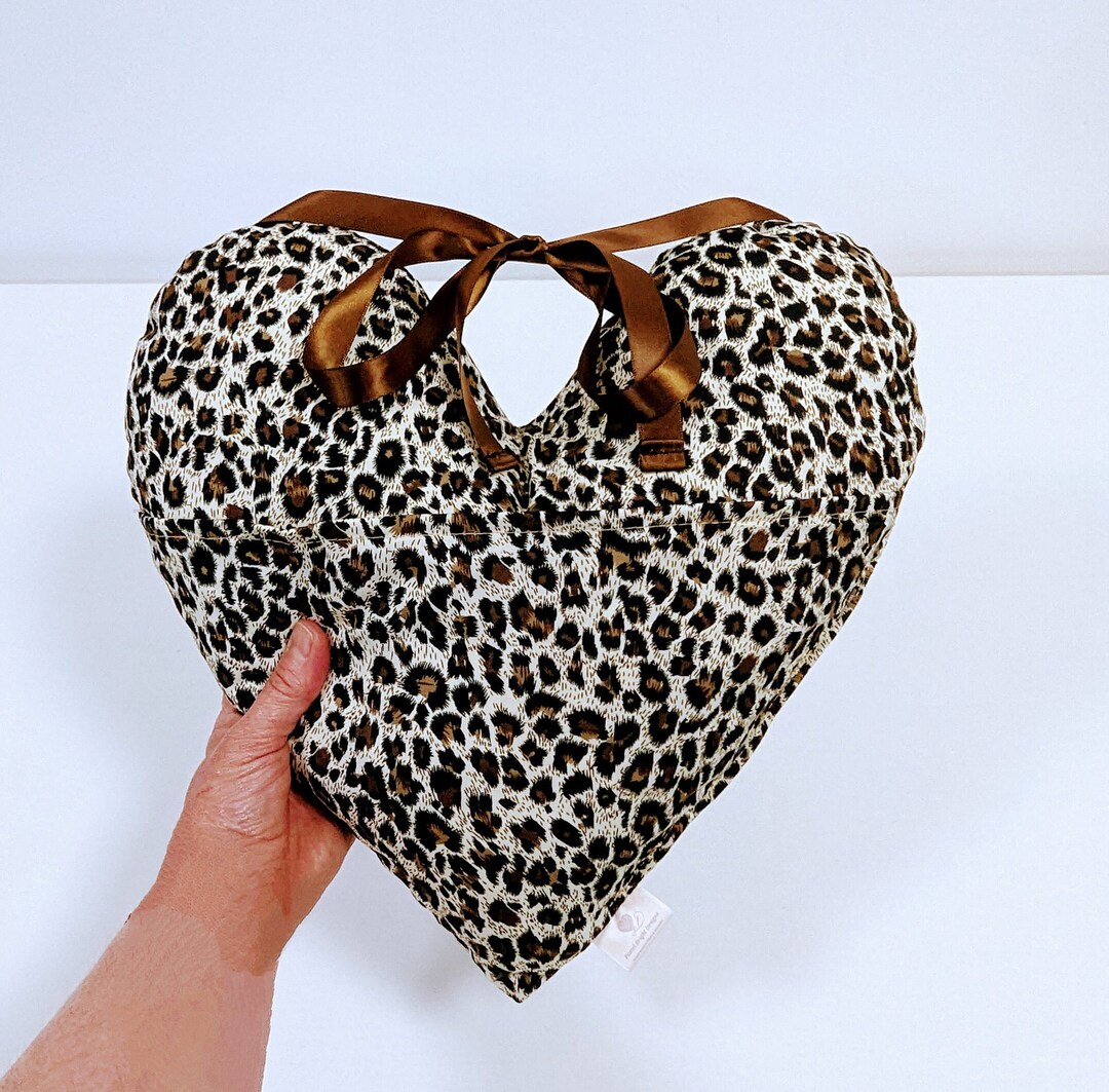 Leopard Mastectomy Lumpectomy Handmade Pillow Pocket + Cold/heat Pk ...