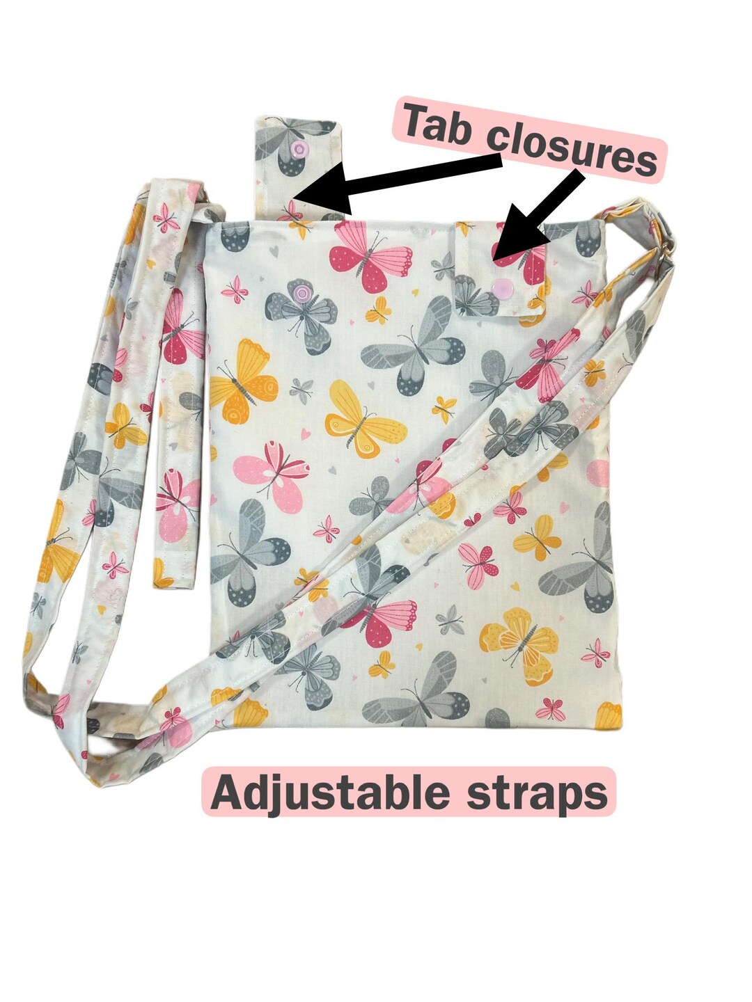 Adjustable Lined Drain Bag Mastectomy Drainbag Cross Body Bag Drain ...