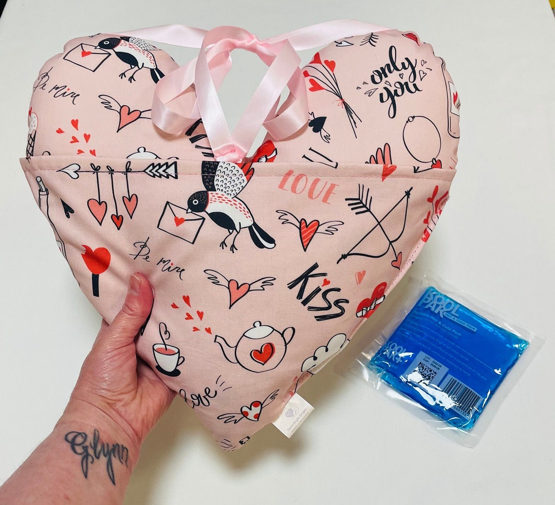 Mastectomy / Lumpectomy Heart Pillow Pink Surgery Recovery Pillow ...